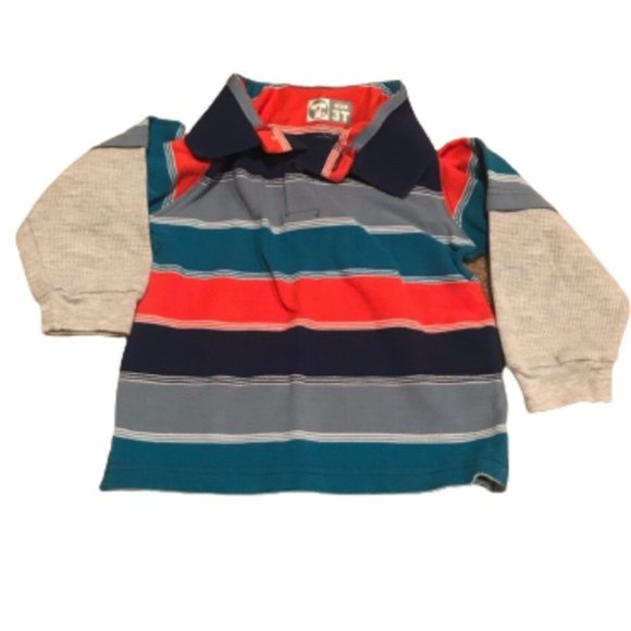 LTapparel | Shirts & Tops | Lt Apparel Polo Shirt Gray Orange And Blue ...